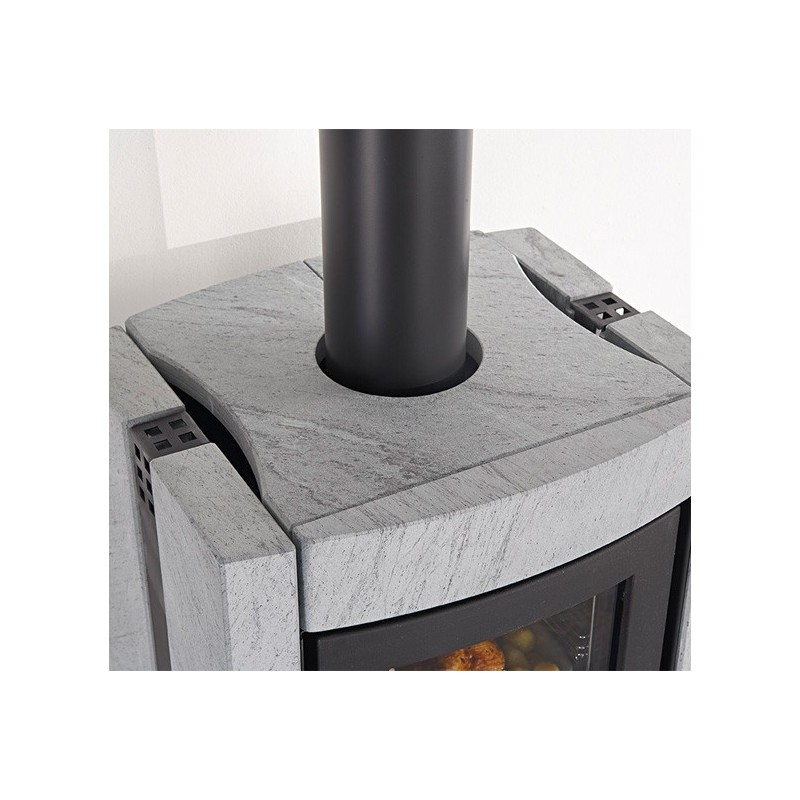 La Nordica Ester Forno Evo stove Freestanding Firewood Grey