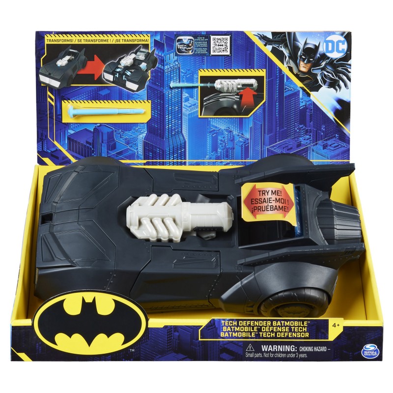 DC Comics Batman, Tech Defender Batmobile, Transforming Vehicle with ...