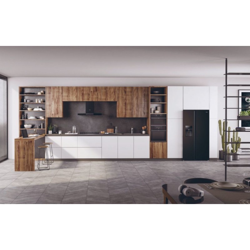 Haier SBS 90 Serie 3 HSR3918FIPB frigo américain Pose libre 515 L F Noir