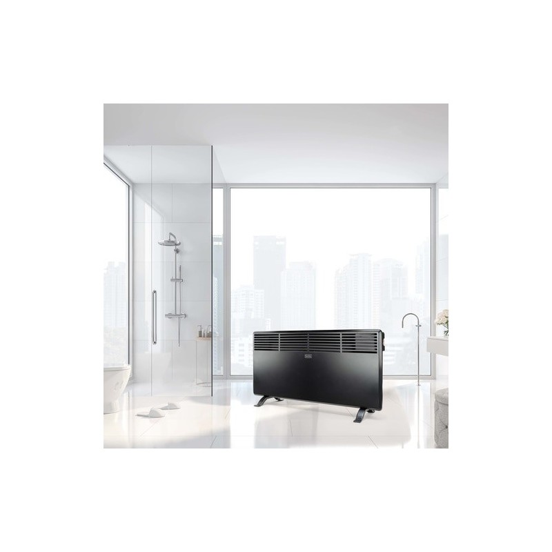 Black & Decker BXCSH1800E appareil de chauffage Intérieure Noir 1800 W Chauffage électrique à ...