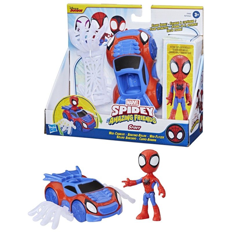 Marvel Spidey e I Suoi Fantastici Amici, set Spidey Web Crawler, action ...