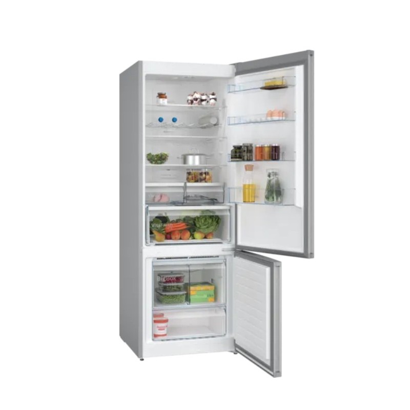 Bosch Serie 4 KGN56XLEB fridge-freezer Freestanding 508 L E Stainless steel