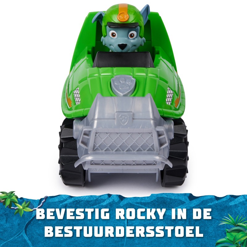 PAW Patrol Jungle Pups, Turtle Vehicle de Rocky, vehículo de juguete ...