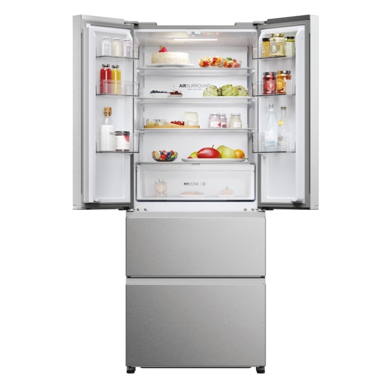Haier FD 70 Series 3 HFR3718ENMM frigo américain Pose libre 402 L E ...