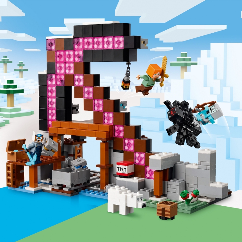 LEGO Minecraft La mine en forme de pioche