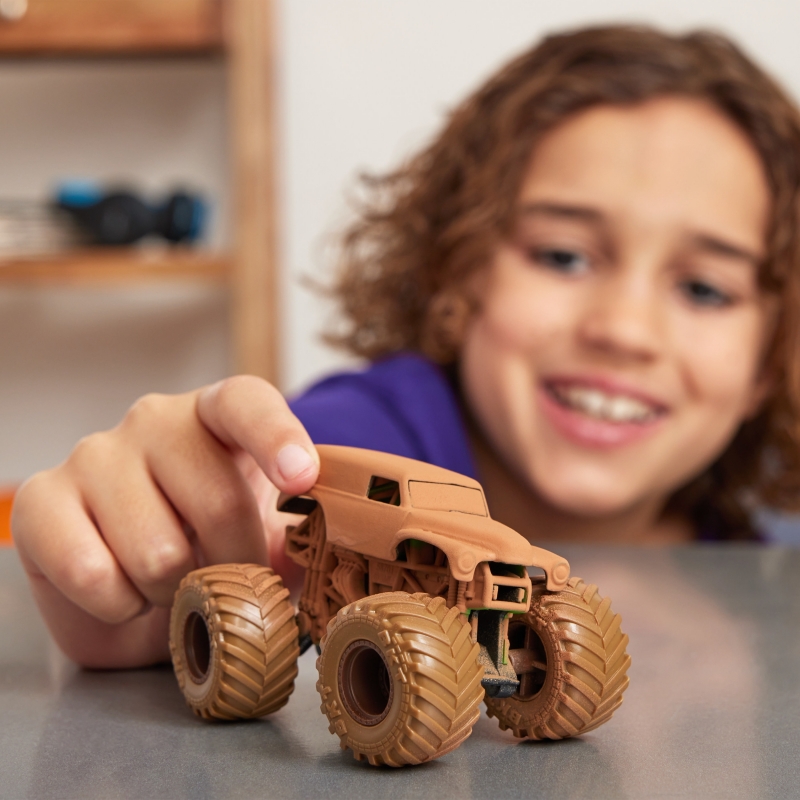 Monster Jam , Mystery Mudders, Official Die-Cast Monster Truck, Wash
